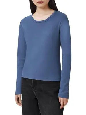 ALLSAINTS AllSaints Stevie Long Sleeve Organic Cotton T-shirt