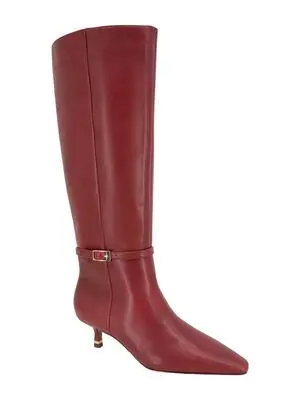 KENNETH COLE Kenneth Cole Marais Knee High Boot Red Leather