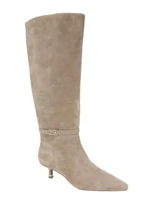 KENNETH COLE Marais Knee High Boot - Taupe Suede