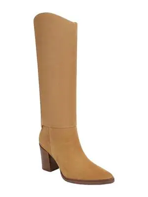 Franco Sarto Jasmine Knee High Boots - Warm Camel
