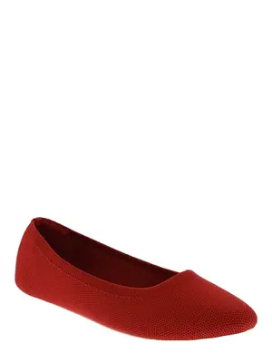 Mia MIA Brendy Ballet Flat Red