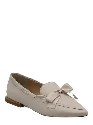 CHARLES DAVID Izzi Pointed Toe Flat - Ivory