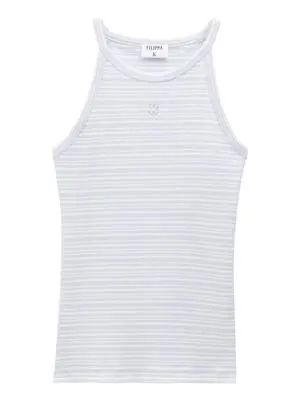 Filippa K Striped Tank Top - Grey