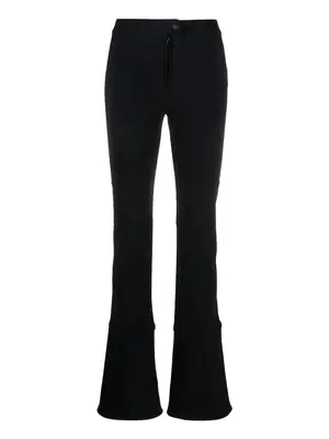 Filippa K High-waisted Flared Trousers - Black