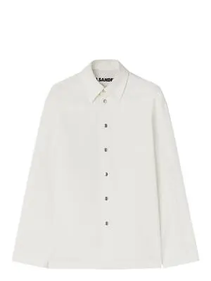 JIL SANDER Organic Cotton Denim Shirt - White