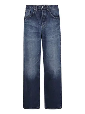 Edwin Wide Leg Denim Jeans - Blue