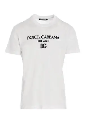 Dolce & Gabbana T Shirt 'dg Essential - White