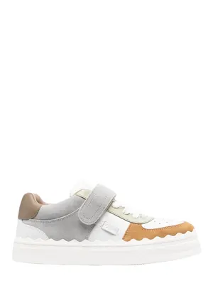 Chloé Lauren Touch Strap Sneakers - Grey