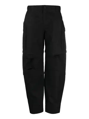 Wardrobe.NYC Cotton Cargo Trousers - Black