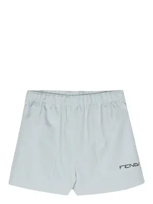 Fendi Nylon Shorts - Clear Blue