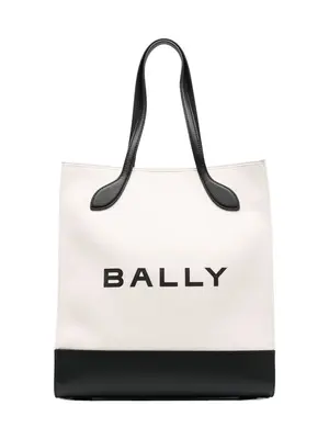 Bally Fabric Tote Bag - White