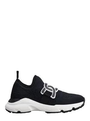 TOD'S Kate Knitted Sneakers - Black