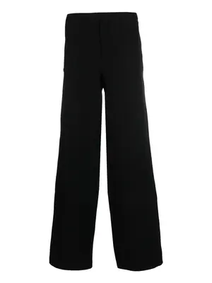 FERRAGAMO Wide Leg Trousers - Black