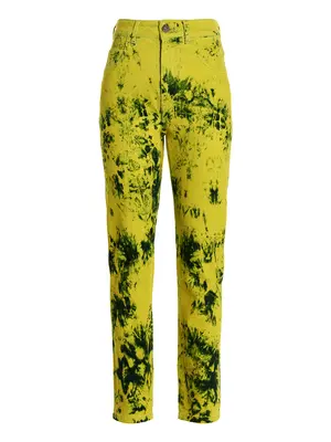 FERRARI Tie-dye Jeans - Yellow