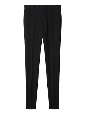 Off White Off-white Wool Skinny Trousers - Black