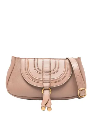 Chloé Marcie Leather Shoulder Bag - Pink