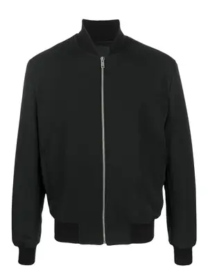 Givenchy Wool Logo Bomber Jacket - Black