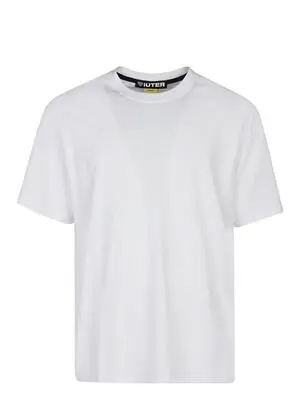 IUTER Printed Cotton T Shirt - White