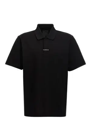 Givenchy Placket' Polo Shirt - Black