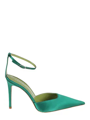 LELLA BALDI Satin Pumps - Green