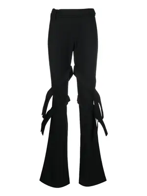 AMBUSH Double Waist Wool Trousers - Black