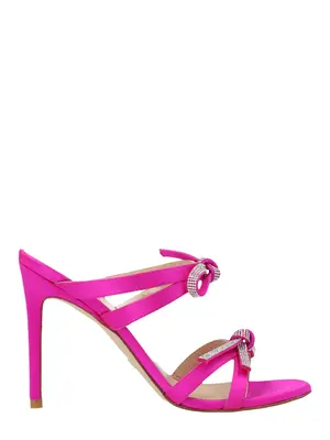 STUART WEITZMAN Sw Bow' Mules - Fuchsia