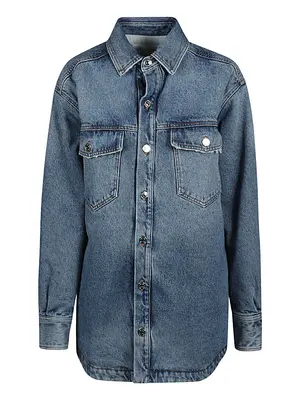 ARMARIUM Denim Shirt Jacket - Blue