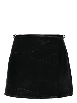 Givenchy Denim Mini Skirt - Black