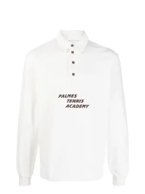 PALMES Organic Cotton Long Sleeve Shirt - White