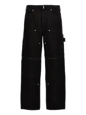 Givenchy Zip Off Carpenter Jeans - Black