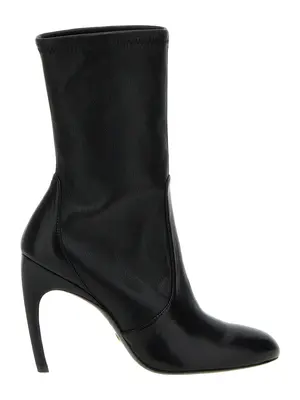 STUART WEITZMAN Stuart Weitzman Lux Curl Ankle Boots