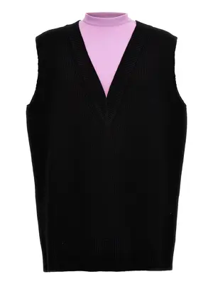 JIL SANDER Knit Vest - Multicolor