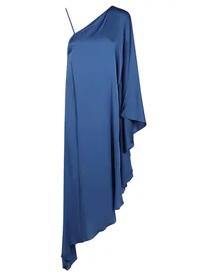 SILK95 FIVE Silk95 Five Long Asymmetrical Silk Dress