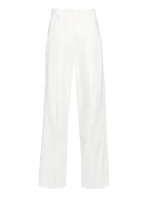 Isabel Marant Staya Wide-leg Trousers - White