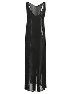 Y/project Long Tank Dress - Black