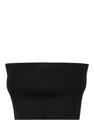 Liviana Conti Viscose Bandeau Top - Black