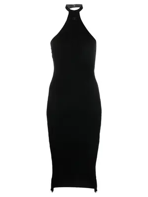 COURREGES Sleeveless Bodycon Dress - Black