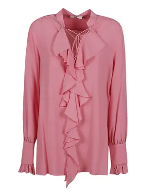 Seafarer Milly Ruched Shirt - Pink