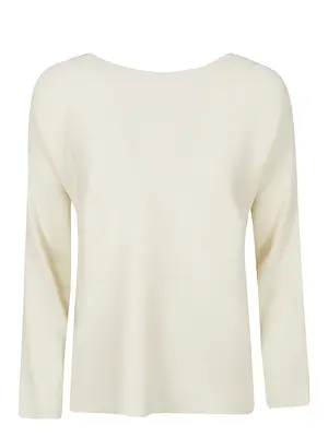 LIVIANA CONTI Liviana Conti Ribbed Viscose Sweater
