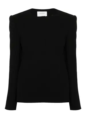 Sportmax Tailored Collarless Jacket - Black