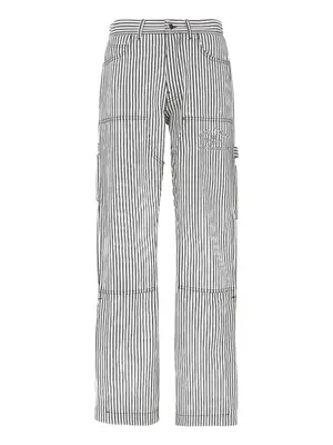 Amiri Motors Carpenter Pants - White/black