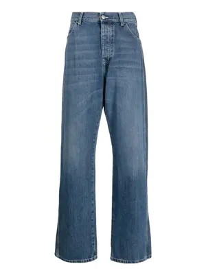 Alexander McQueen Workwear Wide-leg Jeans - Blue