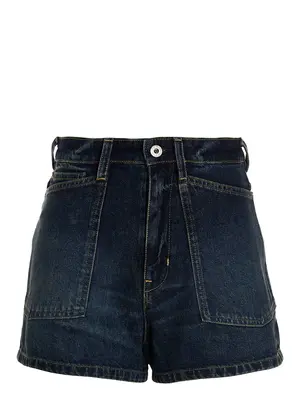 Kenzo Denim Shorts - Blue