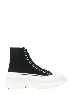 Alexander McQueen Tread Slick Ankle Boots - Black