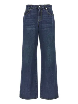 Alexander McQueen Denim Jeans - Blue