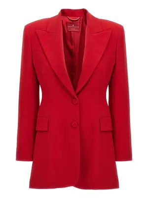 Ermanno Scervino Single-breasted Blazer - Red
