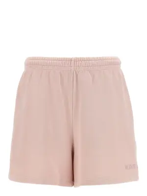 Remain Birger Christensen Elasticated Cotton Shorts - Pink