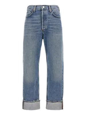 AGOLDE Fran Straight-leg Jeans - Blue