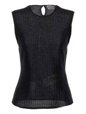 Alexander McQueen Armor Top - Black