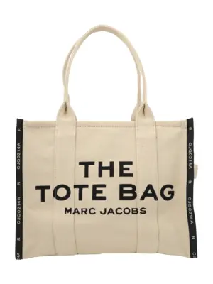 Marc Jacobs Traveler Tote Shopping Bag - Beige